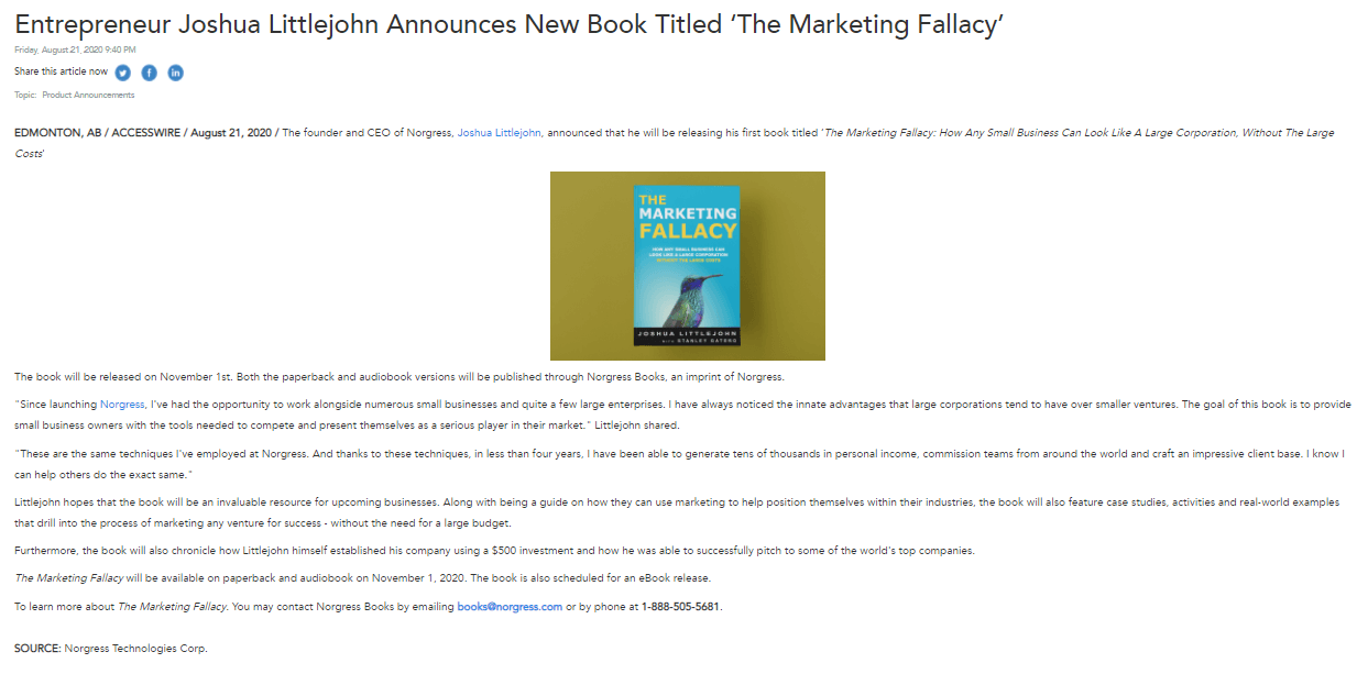 How to Write a Press Release [+ Template Examples] - Unix Commerce