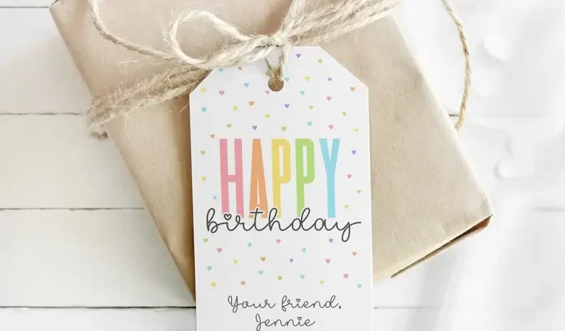 15 Printable Birthday Gift Tags - Unix Commerce