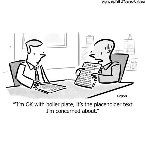 No One Remembers What Comes After Lorem Ipsum - Unix Commerce